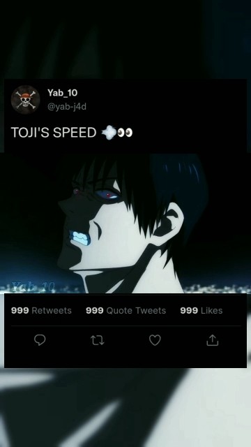 TOJI'S SPEED IS 🥵🥵🥵 || JUJUTSU KAISEN 🔥 || #viral#goviral#viralvideo# ...