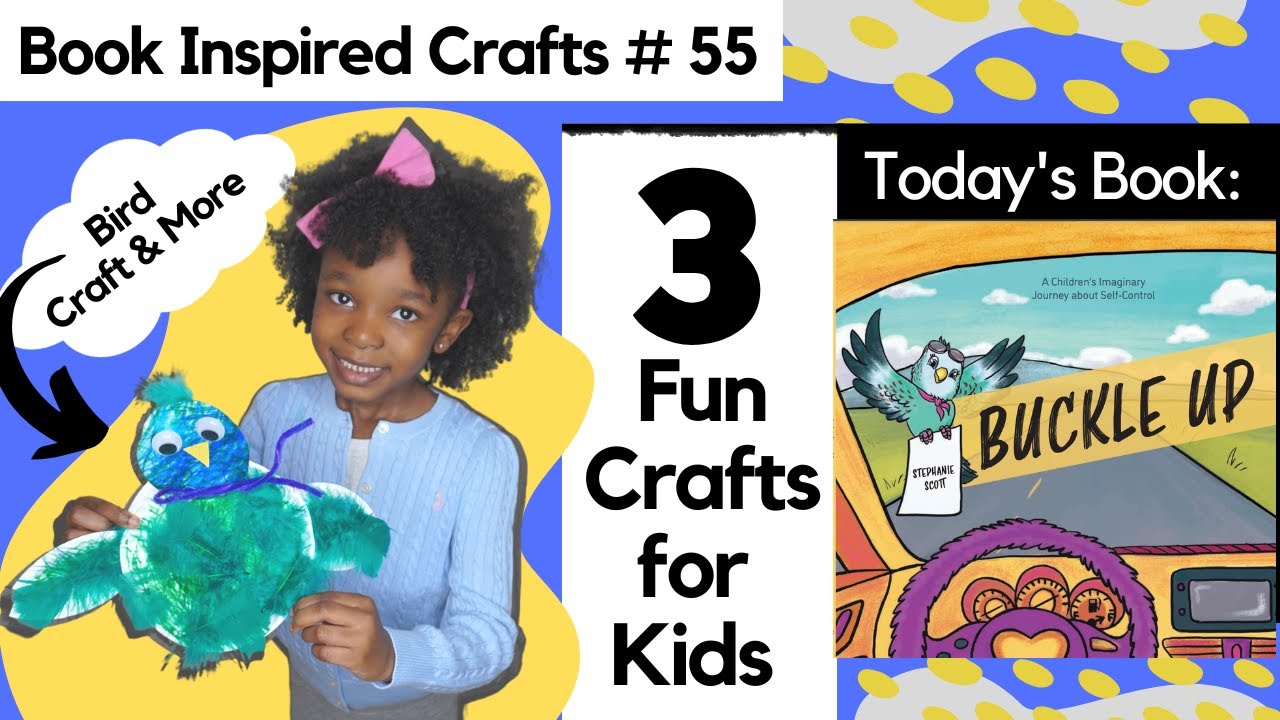 Book Inspired Crafts #55| Bird, Steering Wheel, Magical Rainbow | Book ...