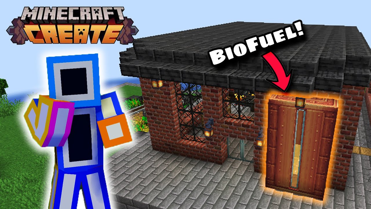 I built a BIODIESEL FACTORY in Minecraft Create - YouTube