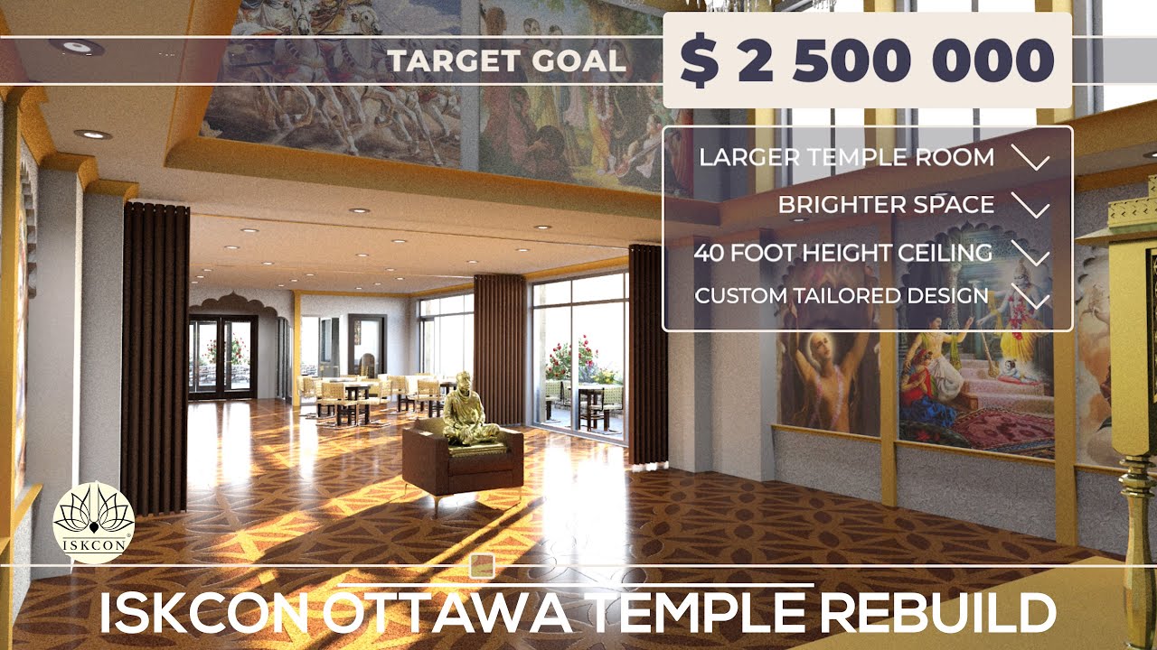 🫶SUPPORT💰DONATE 📢SHARE. Project ISKCON Ottawa Temple Rebuild - YouTube