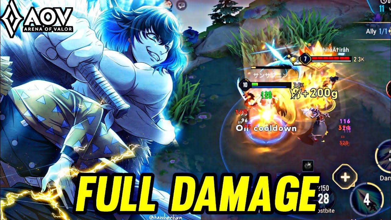 AOV : ZEPHYS/INSOUKE GAMEPLAY | FULL DAMAGE - ARENA OF VALOR LIÊNQUÂNMOBILE ROV - YouTube