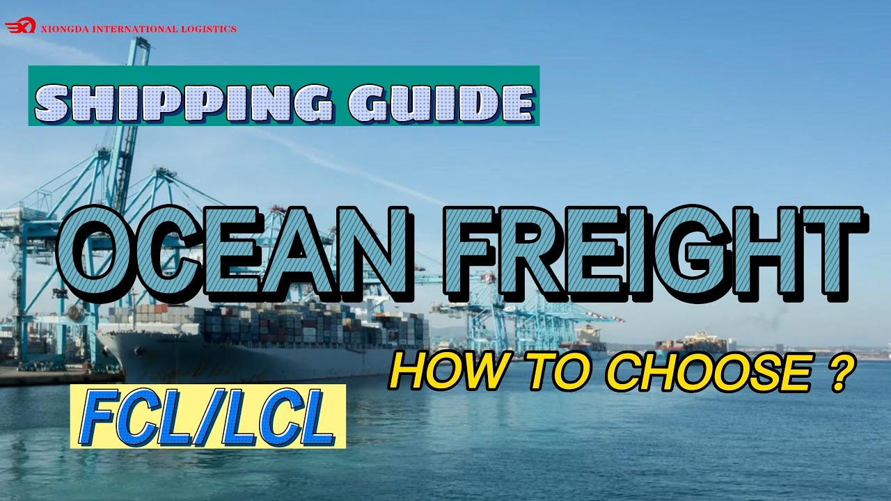 LCL、FCL Ocean Shipping: How To Choose - YouTube