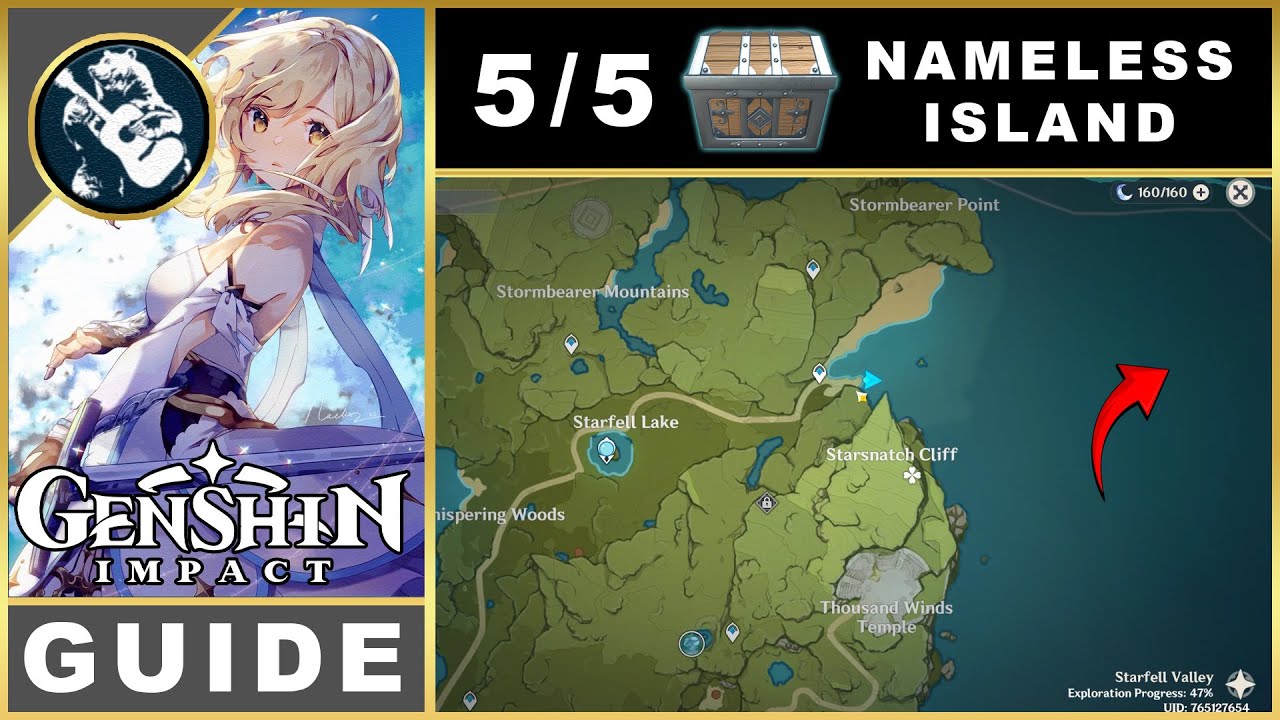 Genshin Impact Nameless Island Chest | 5/5 | Exploration Guide - YouTube