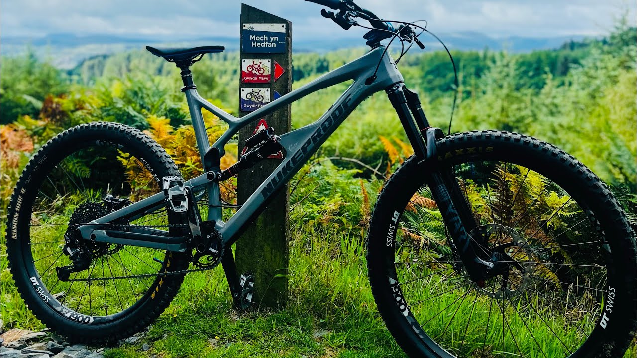 First ride out on the new bike (first ever full sus) - YouTube