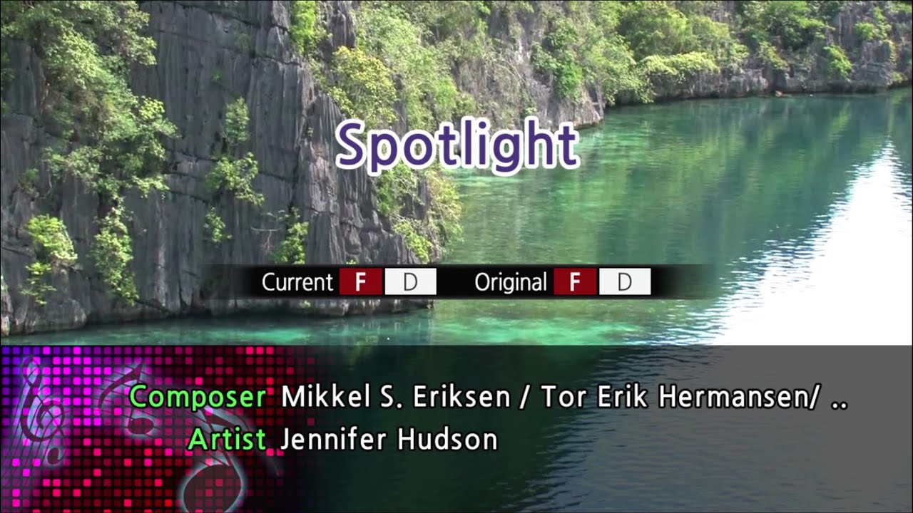 Spotlight - Jennifer Hudson (Karaoke Version) - YouTube