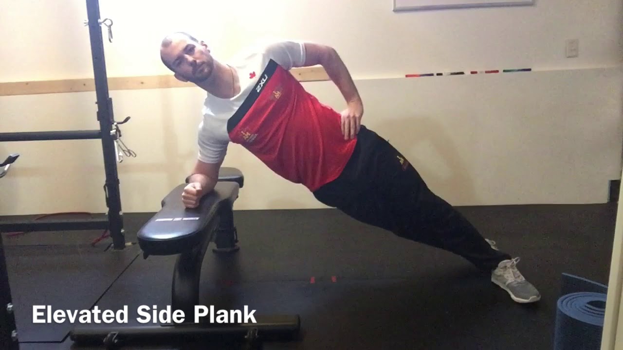 Elevated Side Plank - YouTube