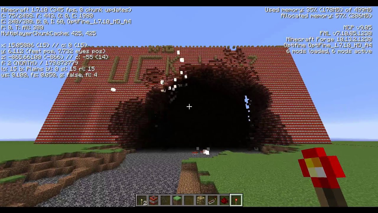 MINECRAFT TNT PROJECTILE VOMIT!!!! - YouTube