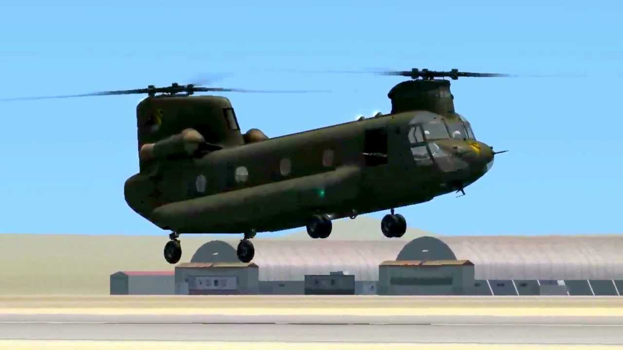 FSX Boeing CH-47 Chinook - YouTube