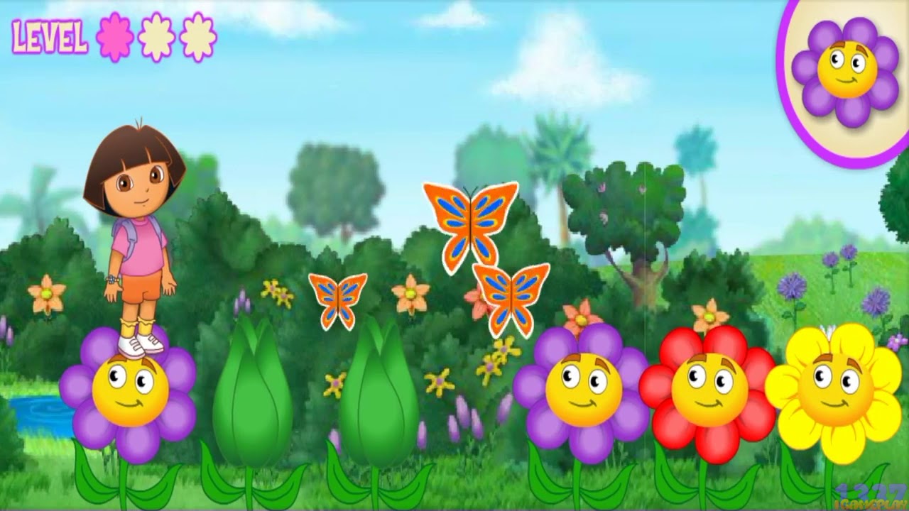 Dora the Explorer Exploring Isa's Garden Cartoon Game for Kids by ...