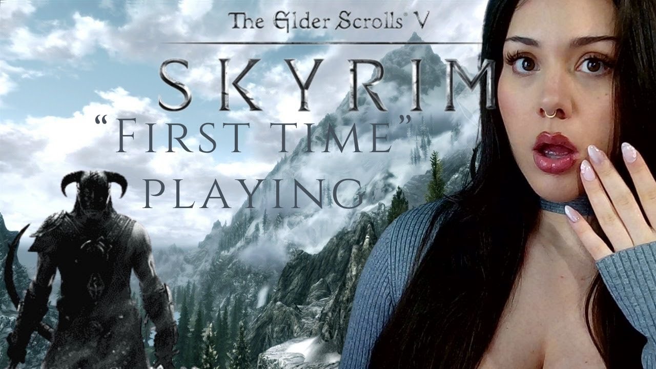 playing Skyrim "for the first time" - YouTube