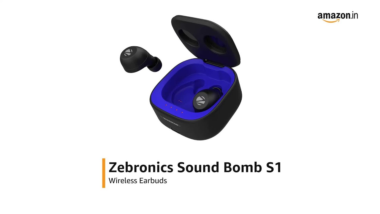 ZEBRONICS SOUND BOMB S1 2020 PRODUCT UNBOXING & ACCESSORIES ...