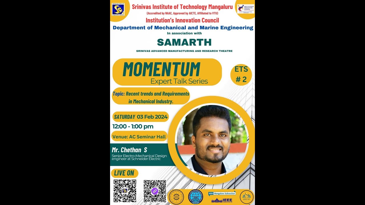 Momentum Expert Talk Series on "Recent trends and Requirements in ...