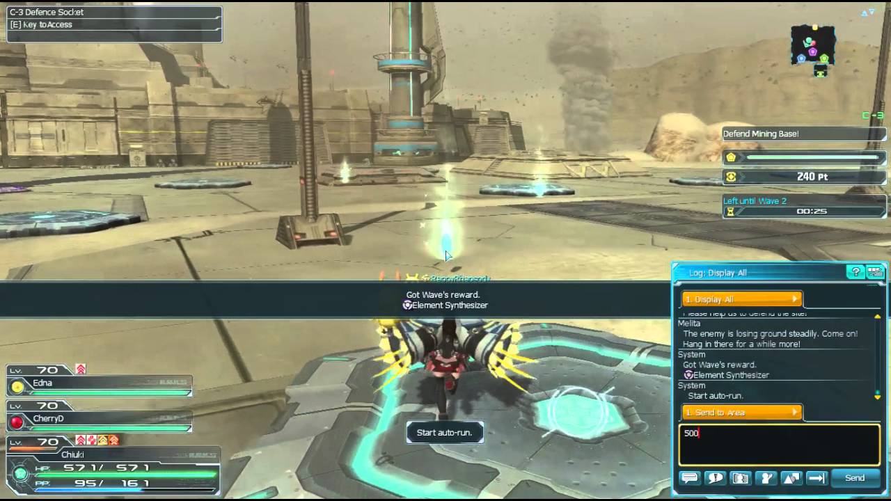 [ PSO2 SEA ] Mining Base: Onslaught 4 runs sample - YouTube