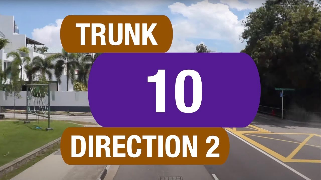 SBS Transit Trunk 10 (Direction 2) | Bus Service Route Visual - YouTube