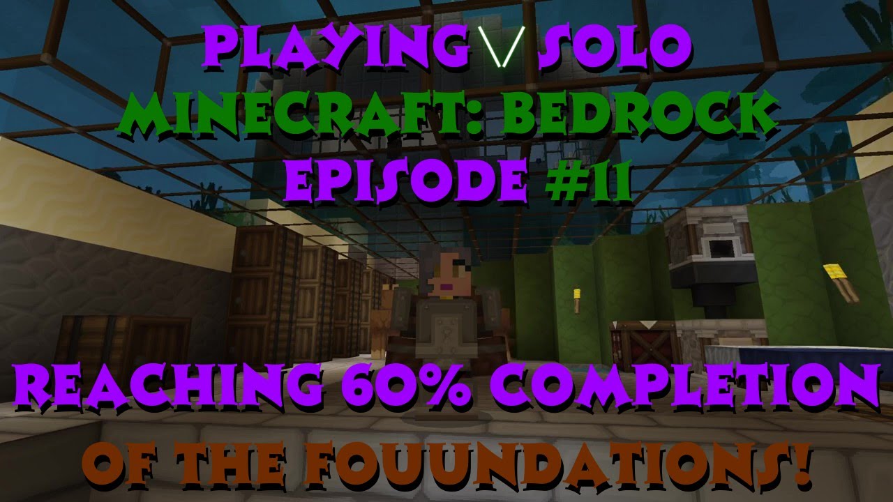 Playing Minecraft, Relaxing and Building more Foundations! - YouTube