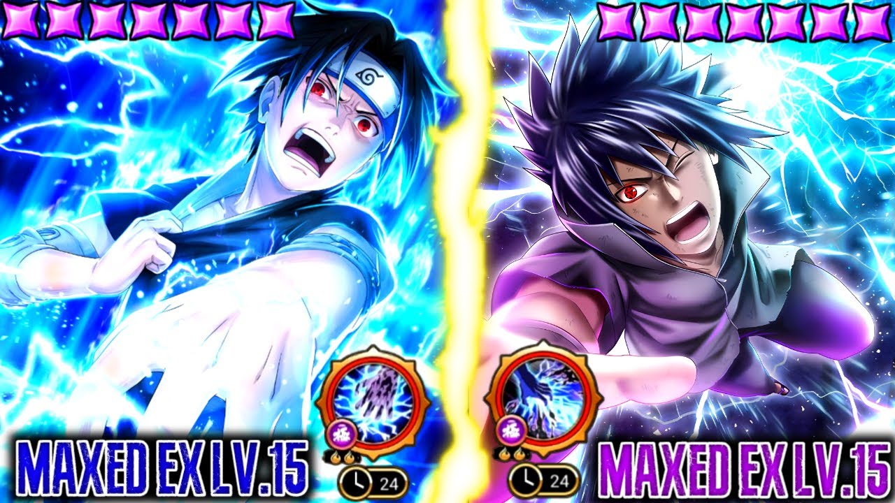 Maxed Sasuke Boy EX LV.15 VS Maxed Sasuke The Final Showdown EX LV.15 ...