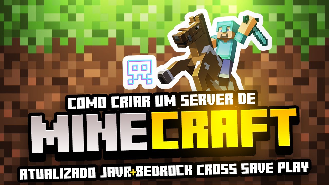 Como criar um server de minecraft atualizado java + bedrock - Cross ...