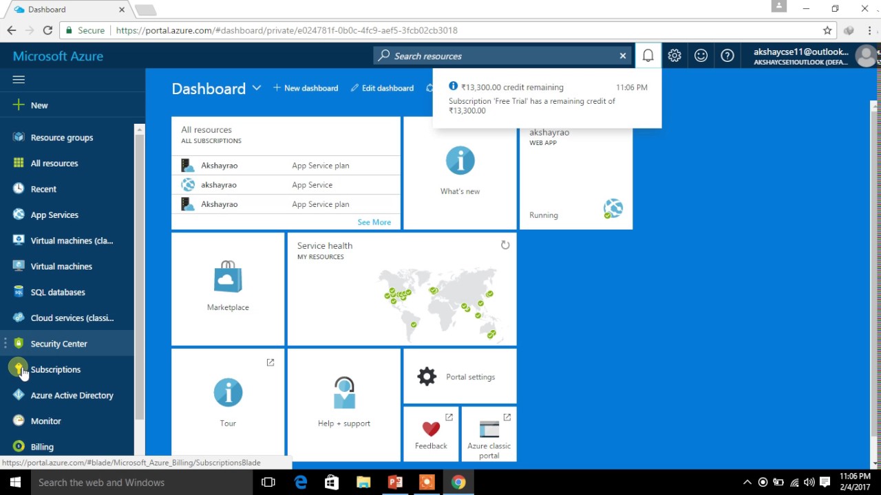 Get Free Microsoft Azure Trial Account - YouTube