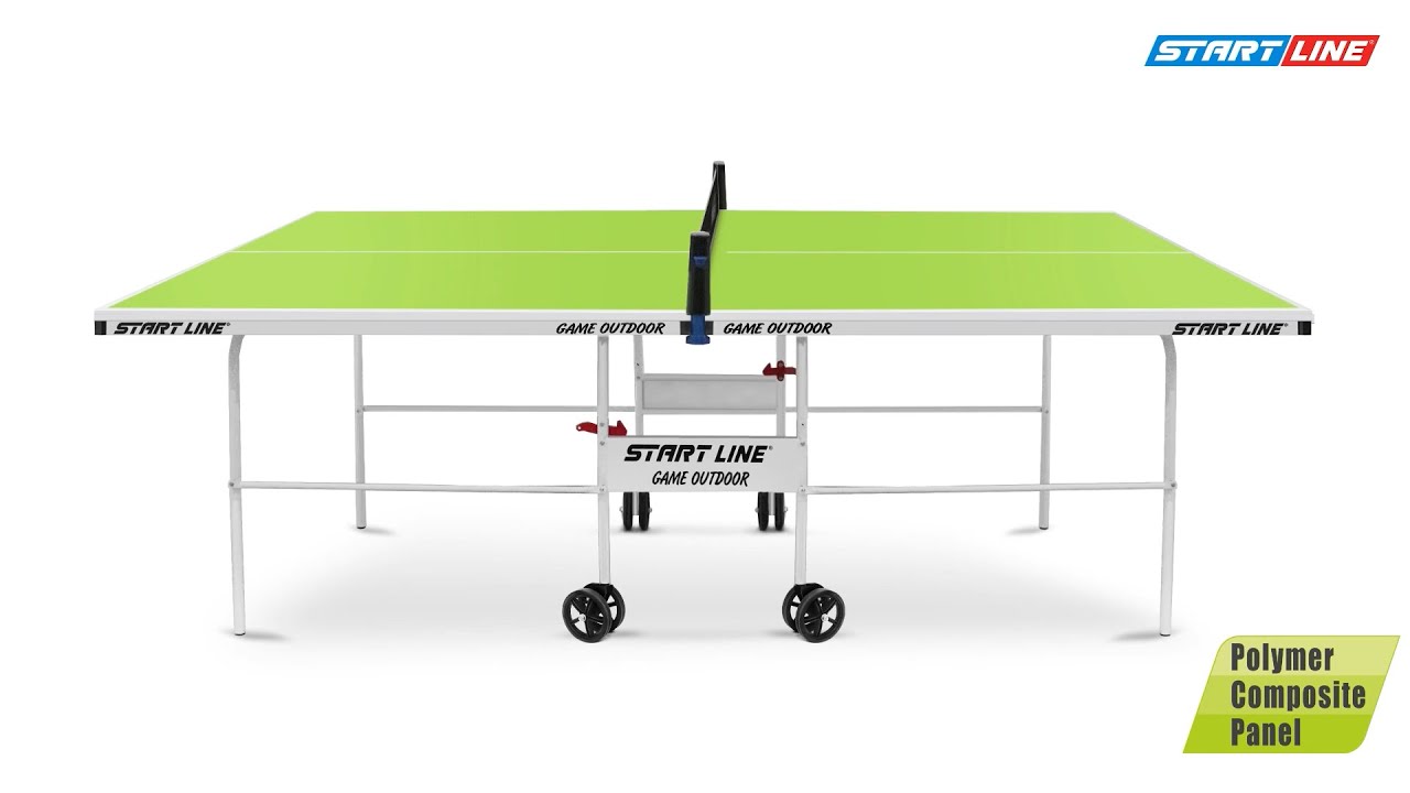 Теннисный стол Start Line Game Outdoor PCP - YouTube