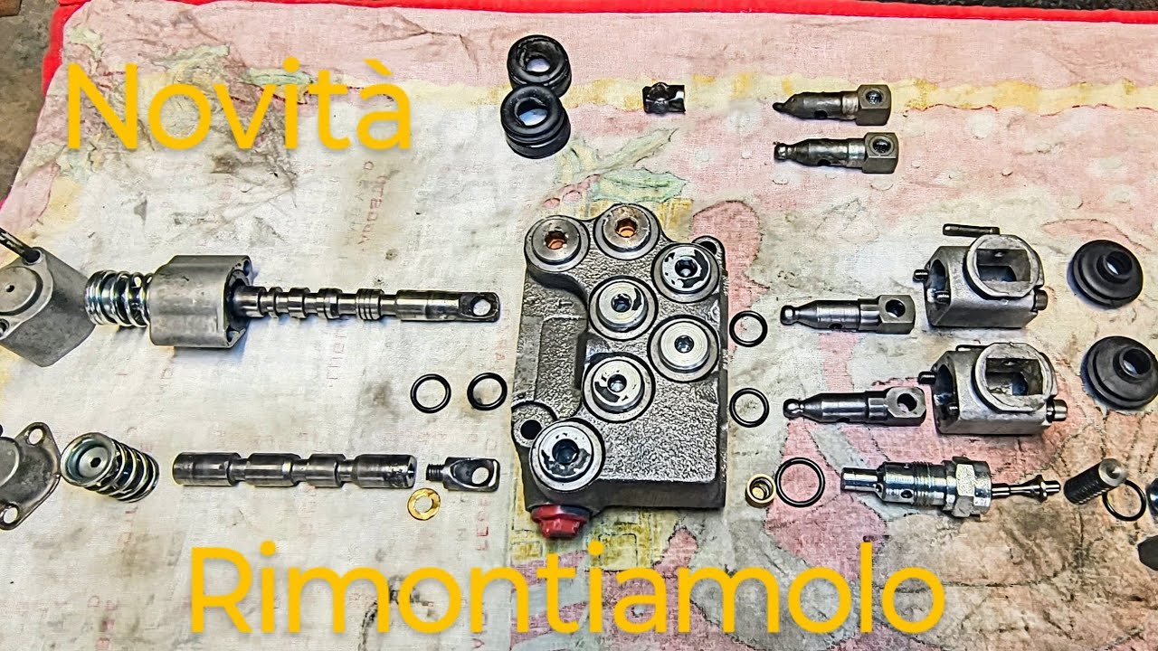 REVISIONE DISTRIBUTORE OLEODINAMICO ULTIMA PARTE CON SPIEGAZIONE - YouTube
