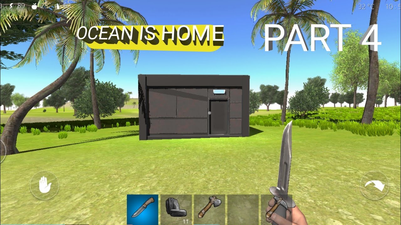 Ocean is home survival island Android game play (part 4) - YouTube