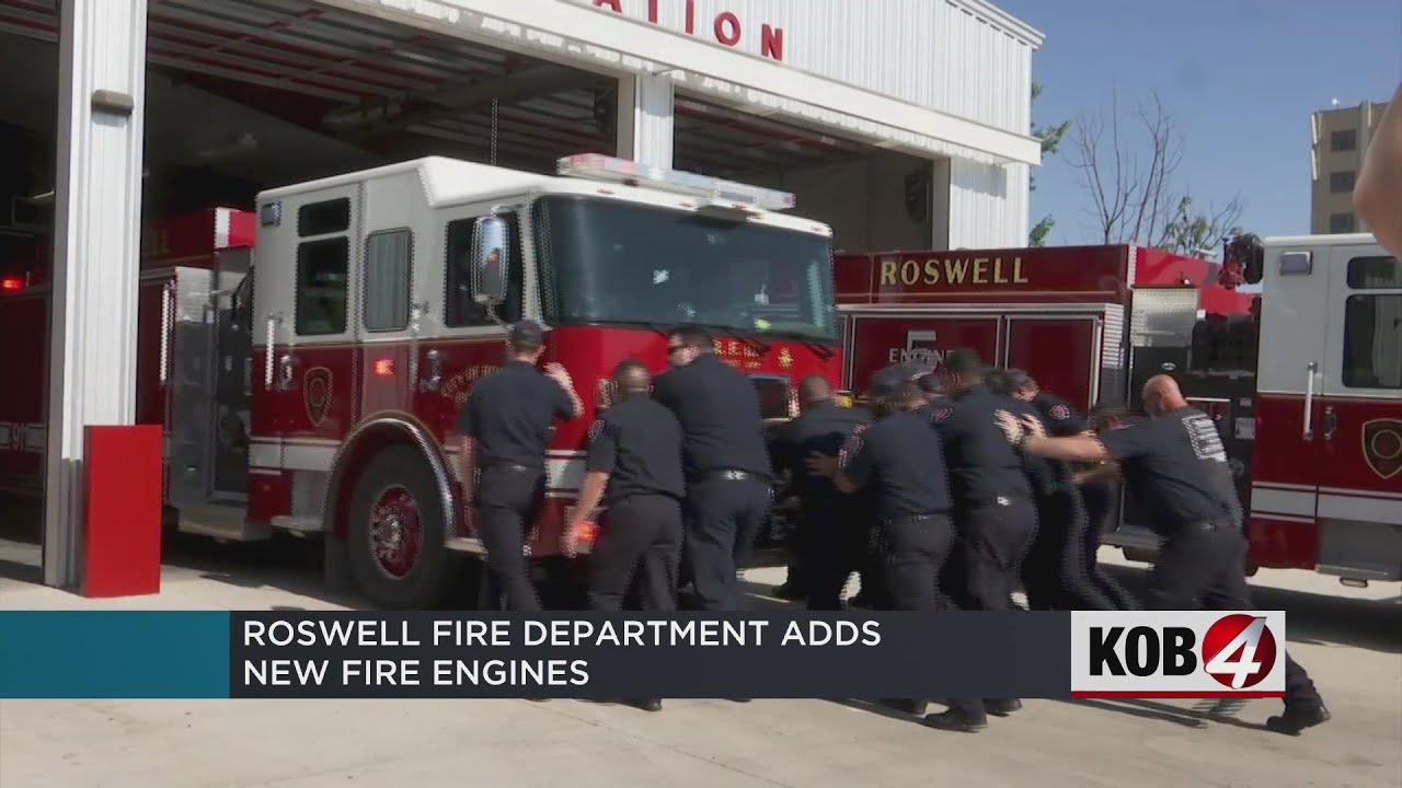 Roswell Fire Department welcomes 4 new fire engines - YouTube
