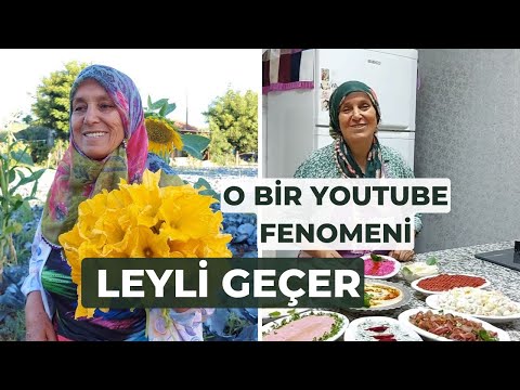O Bir YouTube Fenomeni.Yemek Tarifleri Milyonlar İzleniyor.Leyli Geçer Tanı Beni Kanalına Özel Tarif