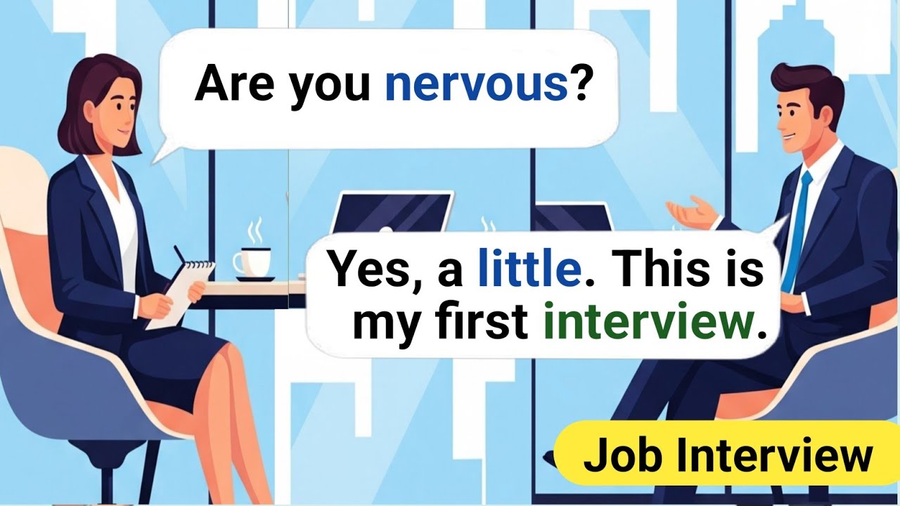 12 Real Job Interview Examples for Practice | English Speaking Practice ...