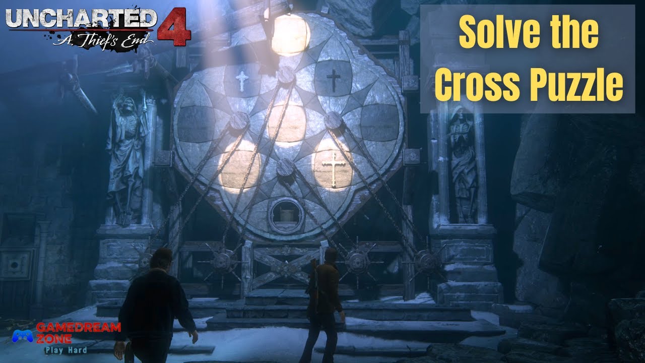 Uncharted 4 | Solve the cross puzzle | Gamedream Zone - YouTube