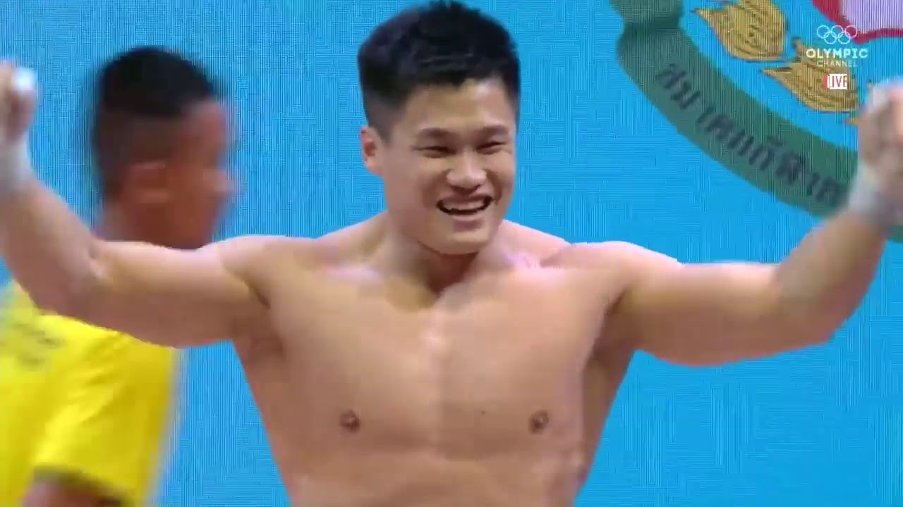 Lü Xiaojun (81 kg) Clean & Jerk 207 kg - 2019 World Weightlifting ...