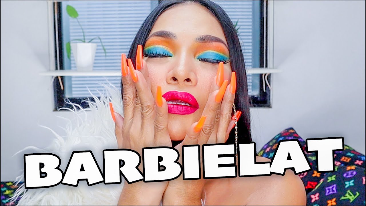 BARBIELAT MAKEUP LOOK USING BARBIE X COLOURPOP COSMETICS - YouTube
