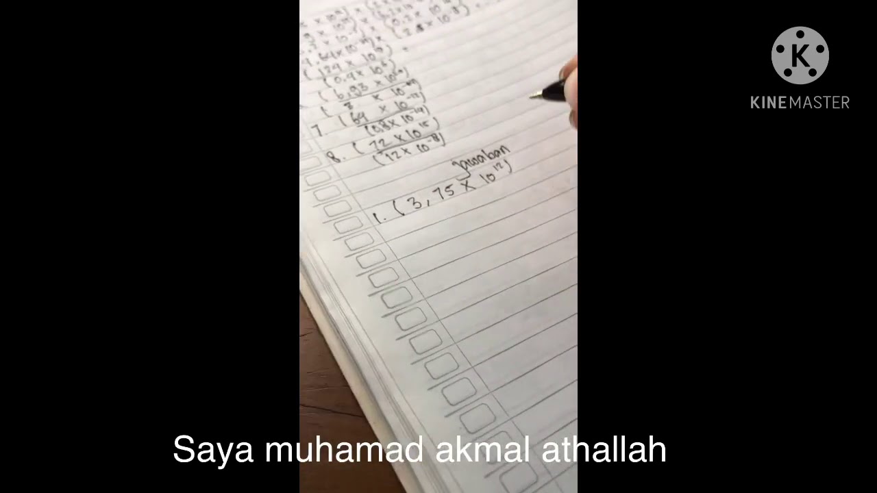 Tugas Fisika kelas 10|| PERKALIAN DAN PEMBAGIAN NOTASI ILMIAH - YouTube