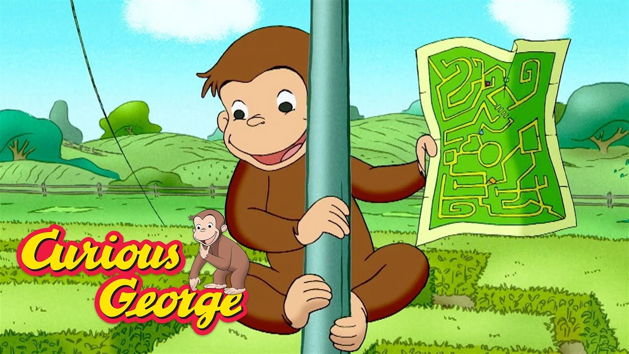 George's Maze Race! 🐵 Curious George 🐵 Kids Cartoon 🐵 Kids Movies - YouTube