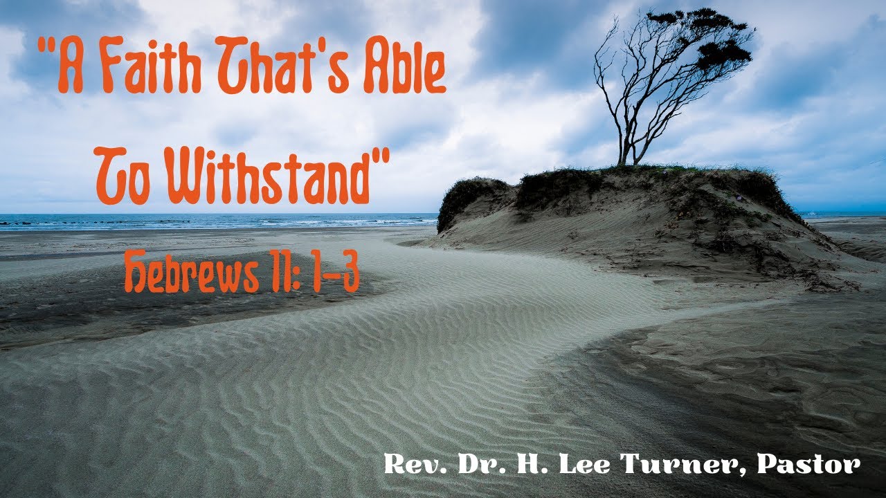 Sunday Church Service- "A Faith That's Able To Withstand" - YouTube