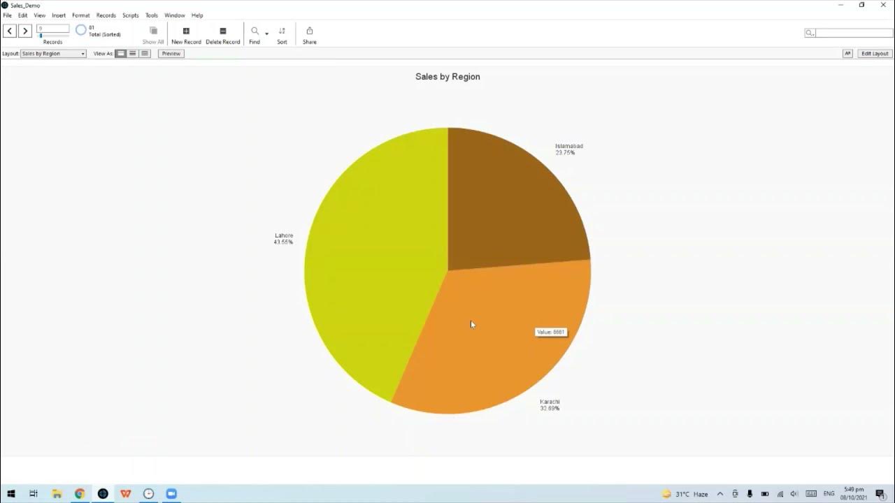 Presenting Data using Graphs and Charts in Claris FileMaker - YouTube