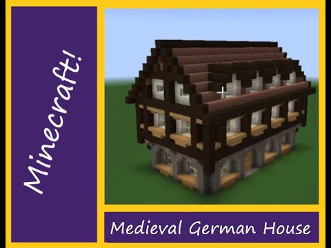 German Medieval House [Minecraft] - YouTube