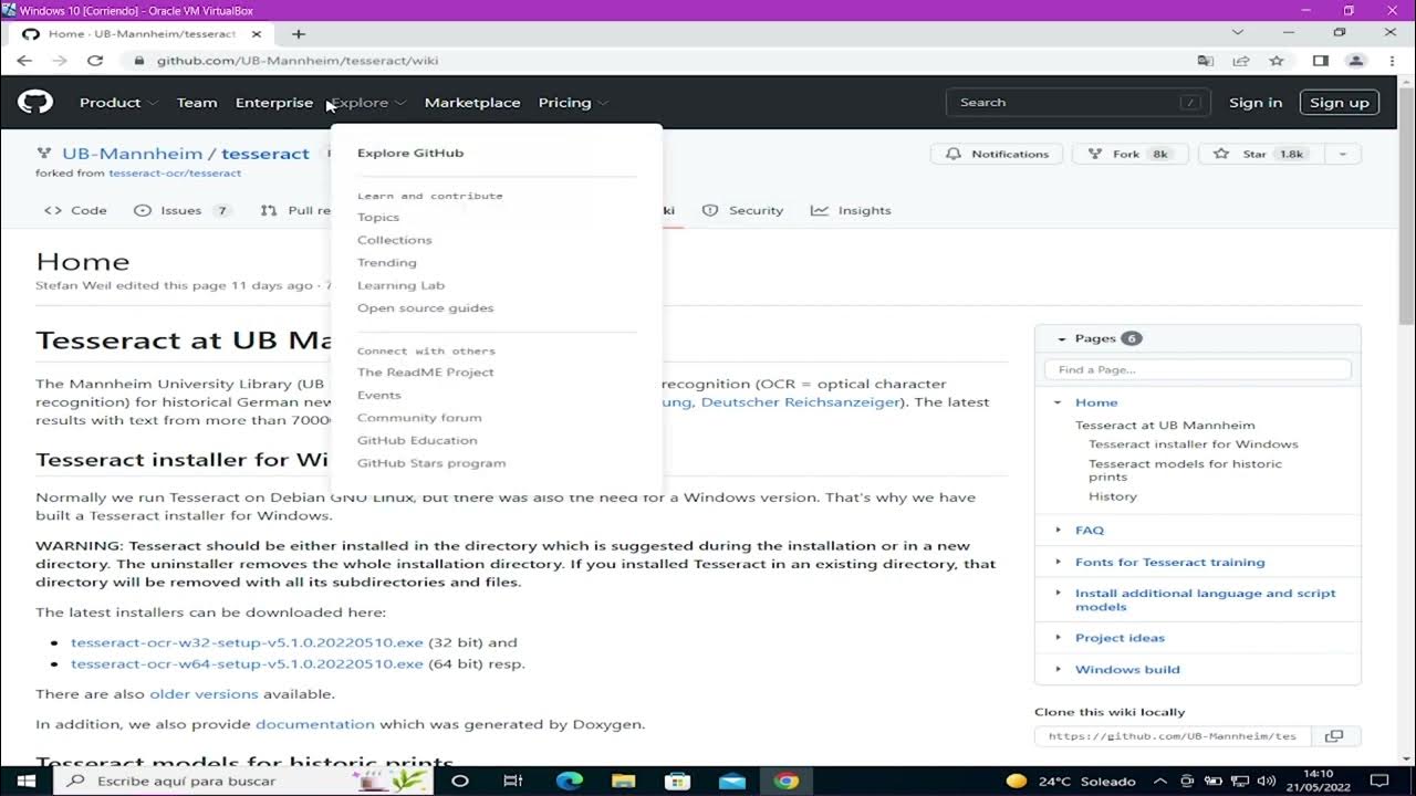 Como Descargar e Instalar Tesseract y Pytesseract - YouTube