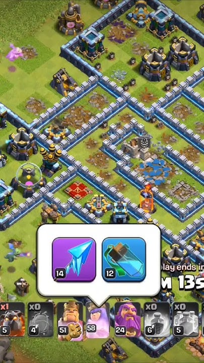 3 star th12 vs th13 blizzard lava loon attack #coc #clashofclans #blizzardclashofclans #th12 ...