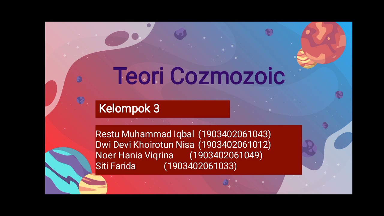 Teori Cosmozoic - YouTube