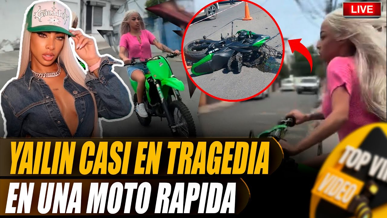 YAILIN LA MAS VIRAL MUY RAPIDA EN UNA MOTO DE ALTA VELOCIDAD 😱🔴🔥 - YouTube