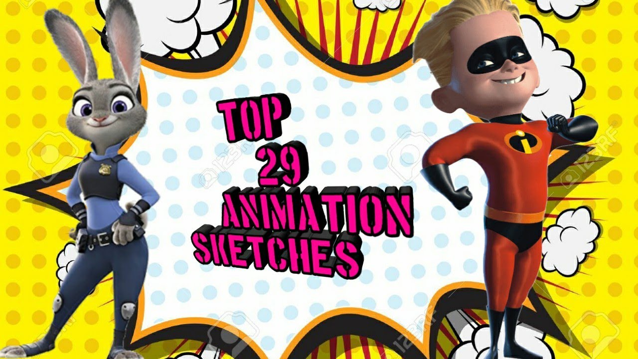 TOP 29 ANIMATION SKETCHES ENJOY - YouTube
