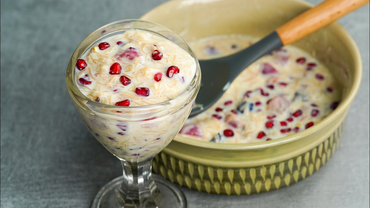 Custard Vermicelli Recipe | Vermicelli Dessert | Creamy & Delicious ...