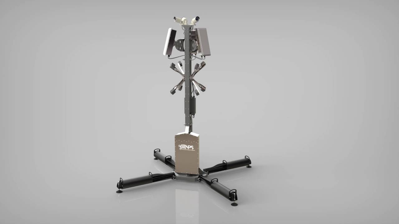 Drone Detection System by Advanced Protection Systems - YouTube