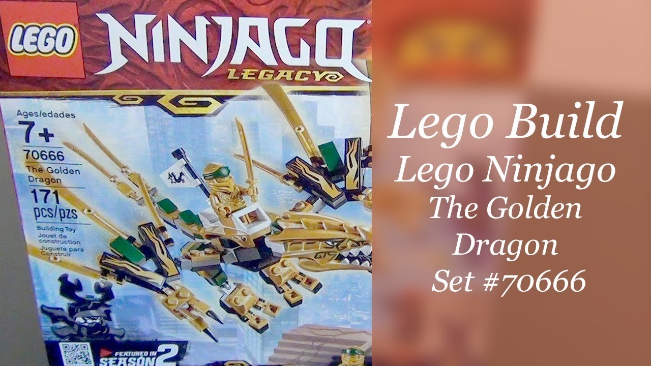 LEGO Ninjago Build - The Golden Dragon Set #70666 - YouTube