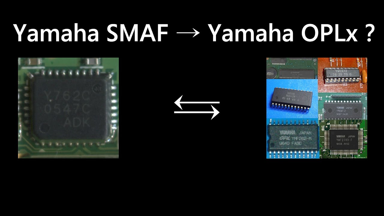 Yamaha SMAF's OPL lineage - how similar the sound? - YouTube