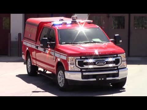 Tucson Fire Dept. NEW EMS Captain 1 Responding - YouTube