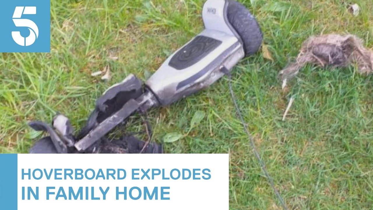 Family issue fire warning as hoverboard explodes in their home | 5 News ...