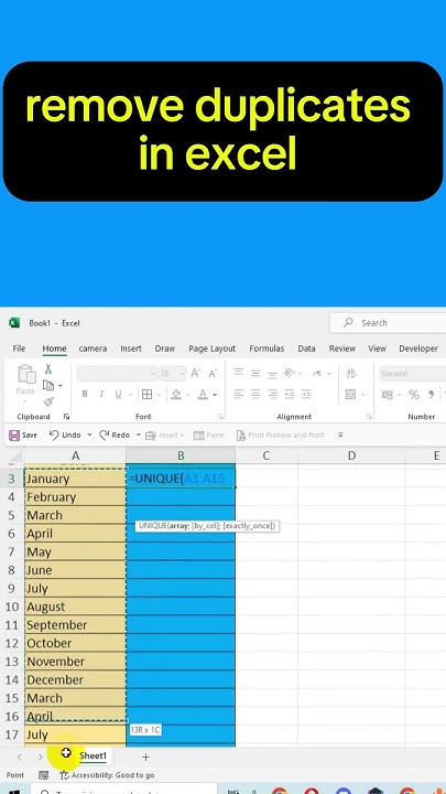 How To Remove Duplicates In Excel Delete Duplicates In Excel Excel Remove Duplicate Value Youtube