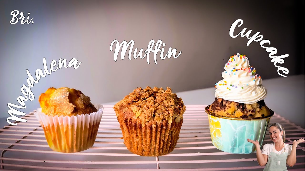 Como hacer Muffins, Cupcakes y Magdalenas? diferencias? | La Pastelería ...