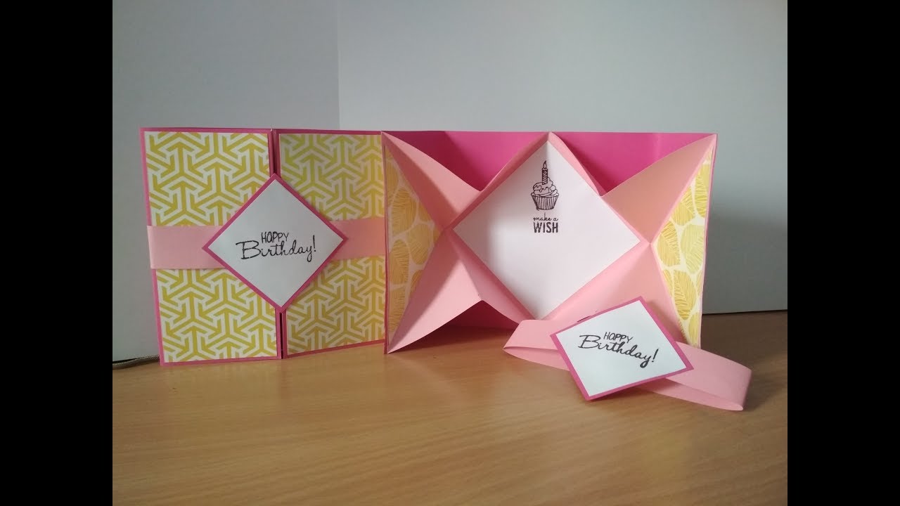 Gate fold explosion card tutorial by Sheetal Khajure- Arty Hearty - YouTube